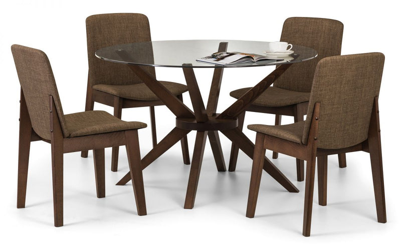 Chelsea Glass Top Dining Table – Modern Furnitures.co.uk